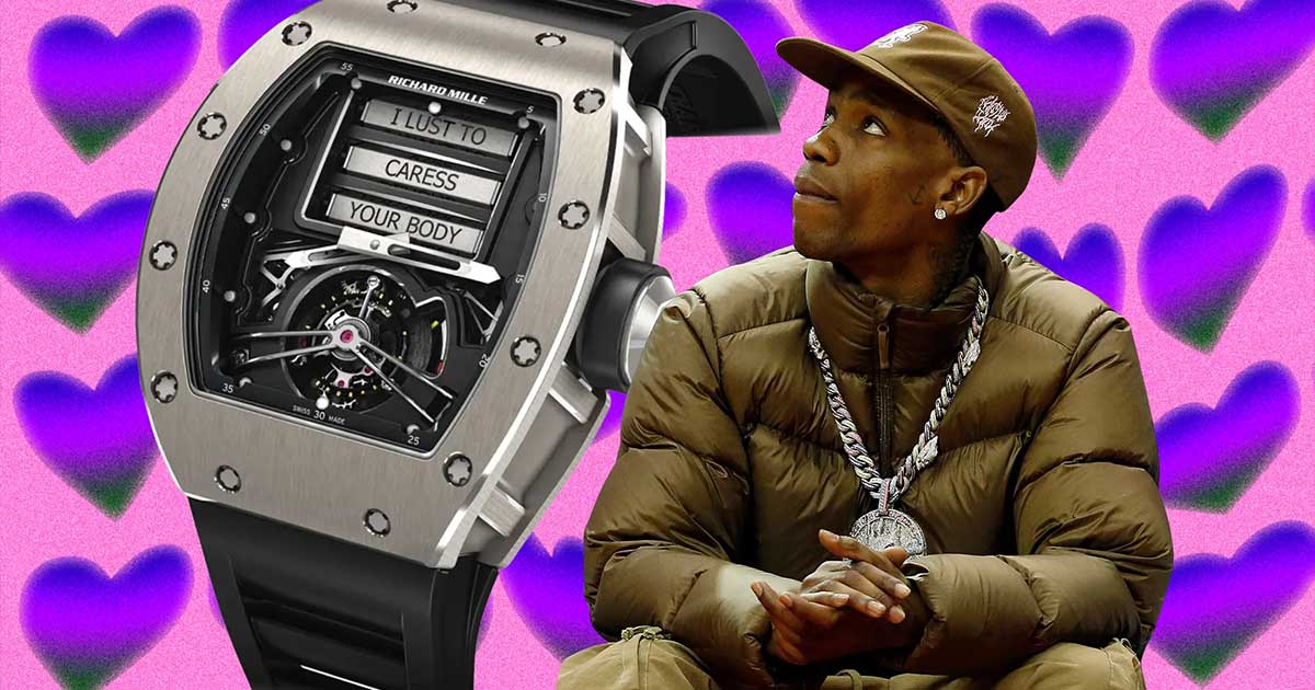 Travis Scott Cops Richard Millie Watch | Watch Aces | WATCH ACES