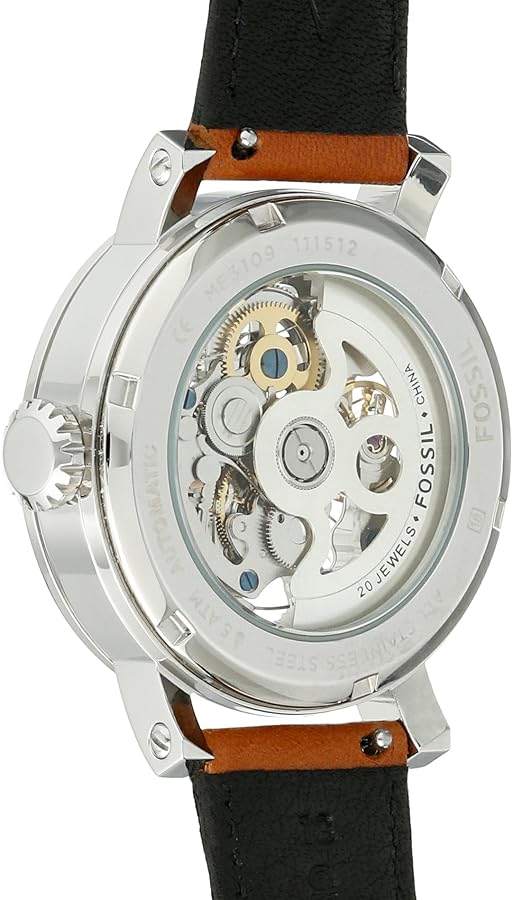 Fossil ME3109 Original Boyfriend Automatic Skeleton Dial Ladies Watch
