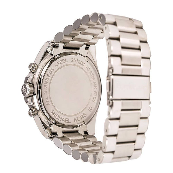 Michael Kors MK5705 Bradshaw Chronograph Black Dial Silver Men's Watch